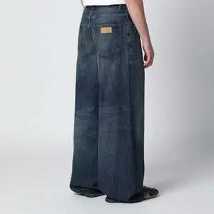 MAISON MARGIELA Wide Leg Denim Jeans