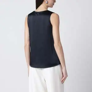 Max Mara Satin Top - Blue