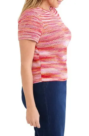 NIC+ZOE Space-dyed Cotton Sweater