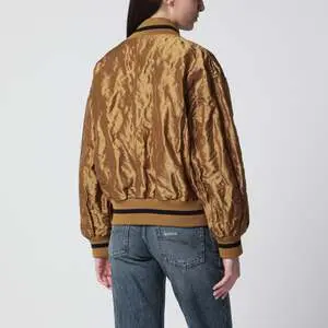Loewe Technical Taffeta Bomber Jacket - Brown