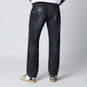 Dsquared2 Washed-effect Distressed Jeans - Black