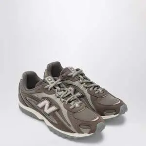 NEW BALANCE Suede And Mesh Sneakers - Grey