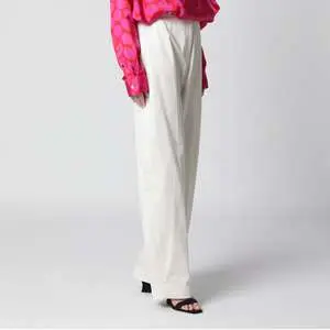 THELATEST Cotton Blend Palazzo Trousers