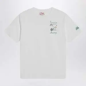 MC2 SAINT BARTH T-shirt With Snoopy Tennis Print - White