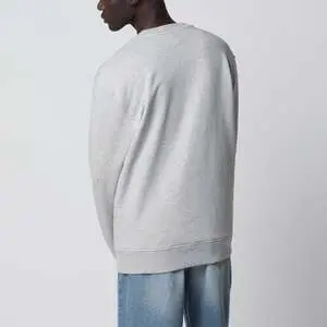 AMI Paris De Coeur Cotton Sweatshirt - Grey