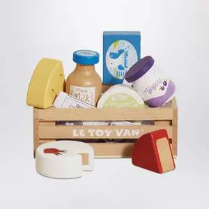 LE TOY VAN Educational Market Cash Register Playset - Multicolor