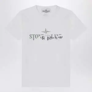 Stone Island T-shirt With Logo Print - White