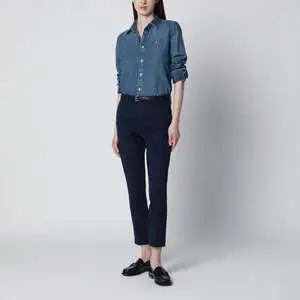 Polo Ralph Lauren Cotton Trousers - Blue