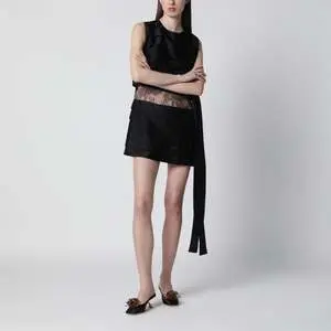 FERRAGAMO Mini Dress With Lace