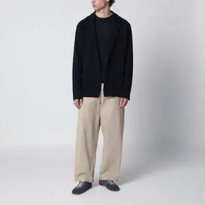 ROBERTO COLLINA Cotton Cardigan Jacket - Blue