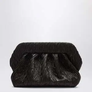 THEMOIRE Bios Embossed Vegan Leather Clutch - Brown