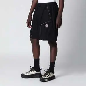 Moncler Cotton Gabardine Cargo Shorts