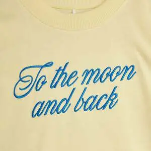 MINI RODINI T-shirt With Embroidery - Yellow