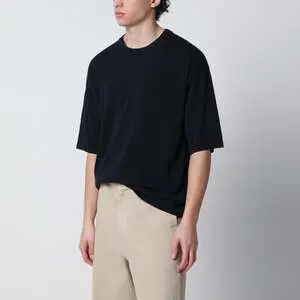 ROBERTO COLLINA Navy Cotton Knit T-shirt