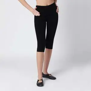 TOTEME Viscose Blend Cropped Leggings