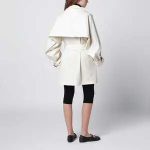 TOTEME Double-breasted Cotton Trench Coat - Beige