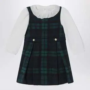 Polo Ralph Lauren Tartan Dress With Blouse - Green