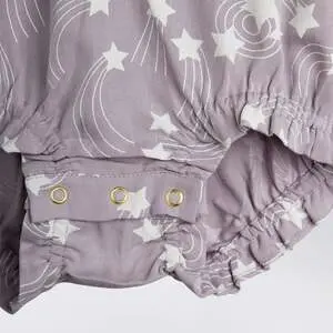 MINI RODINI Starfall Print Lyocell Bodysuit