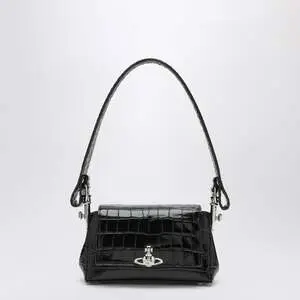 VIVIENNE WESTWOOD Hazel Bag In Croc-effect Patent Leather