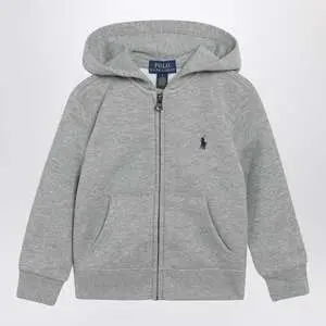 Polo Ralph Lauren Cotton-blend Zip-up Hoodie - Grey