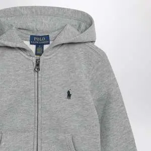 Polo Ralph Lauren Cotton-blend Zip-up Hoodie - Grey