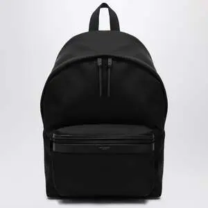 Saint Laurent Leather And Nylon Backpack - Black