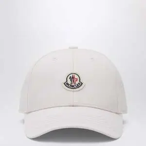 Moncler Baseball Cap With Logo Patch - Pink