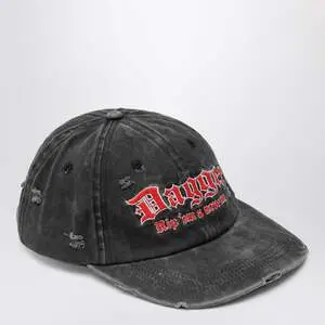 DAGGER Distressed-effect Baseball Cap