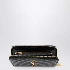 Saint Laurent Cassandre Matelassé Wallet - Black