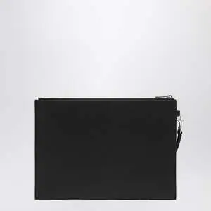 Saint Laurent Tablet Holder In Grain De Poudre Leather