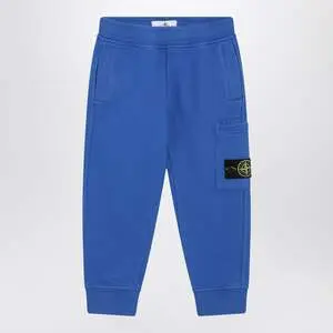 Stone Island Cotton Jogging Pants - Blue