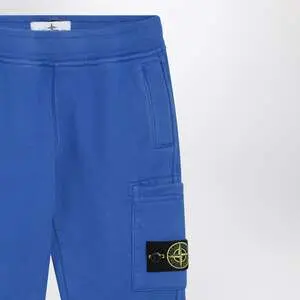 Stone Island Cotton Jogging Pants - Blue