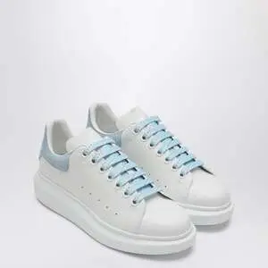 Alexander McQueen Oversized Leather Sneakers - White