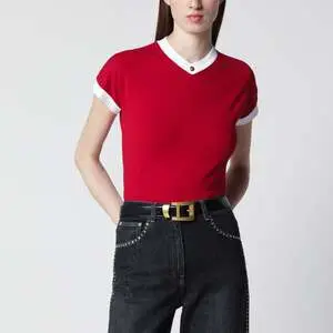 Versace Cotton Jersey T-Shirt - Red