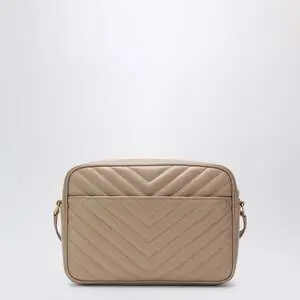 Saint Laurent Lou Camera Bag In Quilted Leather - Beige