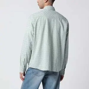 Polo Ralph Lauren White/ Classic-fit Madras Western Shirt - Green