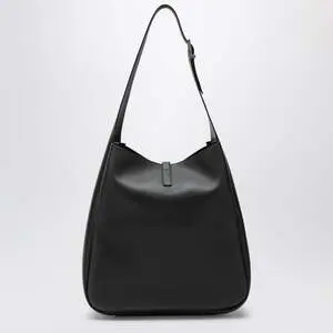 Saint Laurent Large Le 5 À 7 Bag In Hammered Calfskin - Black