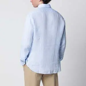 XACUS Tailor Fit Linen Shirt - Light Blue