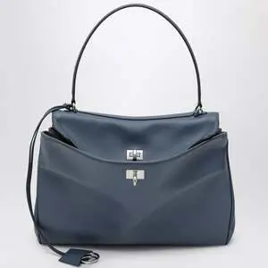 Balenciaga Rodeo Medium Smooth Calfskin Bag - Blue