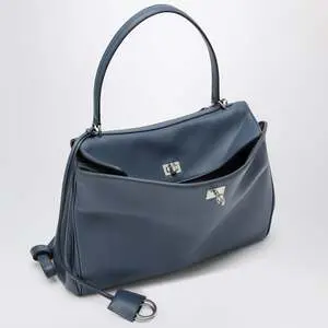 Balenciaga Rodeo Medium Smooth Calfskin Bag - Blue