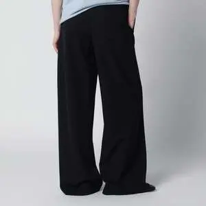 THE ROW Straight-leg Low-rise Wool Gabardine Trousers - Blue