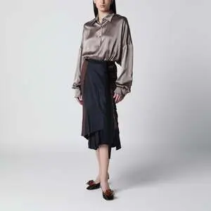 Dries Van Noten Shirt In Silk - Grey