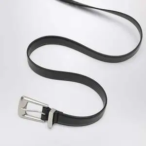 Saint Laurent Smooth Leather Folk Belt