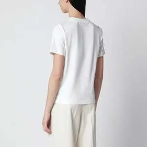 Burberry T-shirt With Knight Stamp - White
