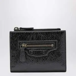 Balenciaga Le City Bi-fold Lambskin Wallet - Black