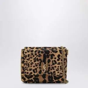 Saint Laurent Leopard-print Kate Bag In Pony-effect Leather