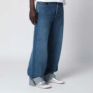 Bottega Veneta Wide-leg Jeans With Cuffed Hem