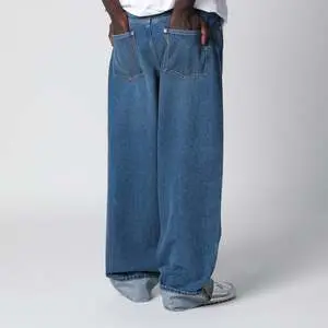 Bottega Veneta Wide-leg Jeans With Cuffed Hem