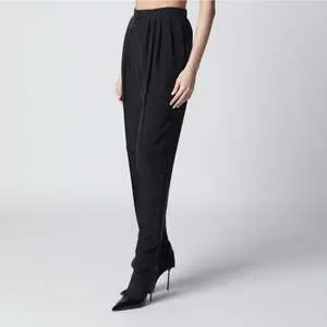 Saint Laurent Tailored Trousers In Habutai Silk