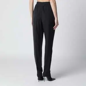 Saint Laurent Tailored Trousers In Habutai Silk